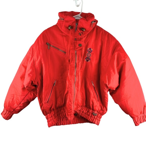 Vintage | Jackets & Coats | Vintage 8s Down Ski Jacket Winter Coat By ...